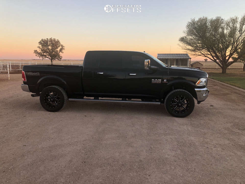 2017 Ram 2500 with 20x9 1 Fuel Maverick and 35/12.5R20 Toyo Tires Open ...