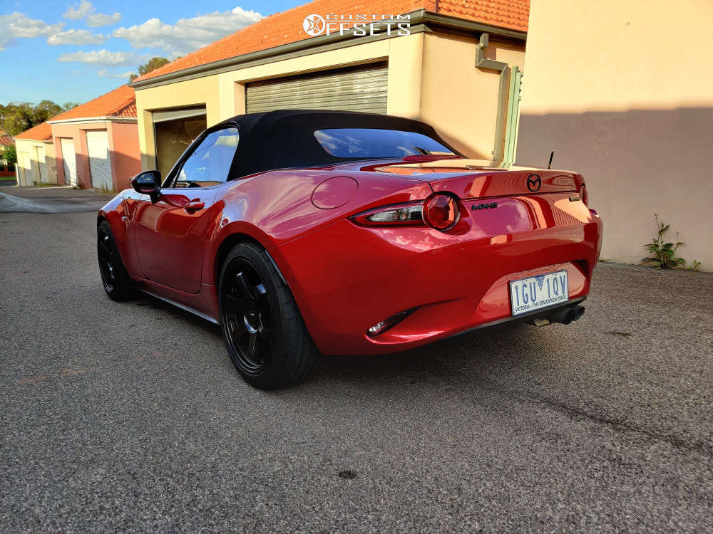 2016 Mazda MX-5 Miata with 17x8 35 AVID1 AV6 and 215/45R17 Bridgestone ...