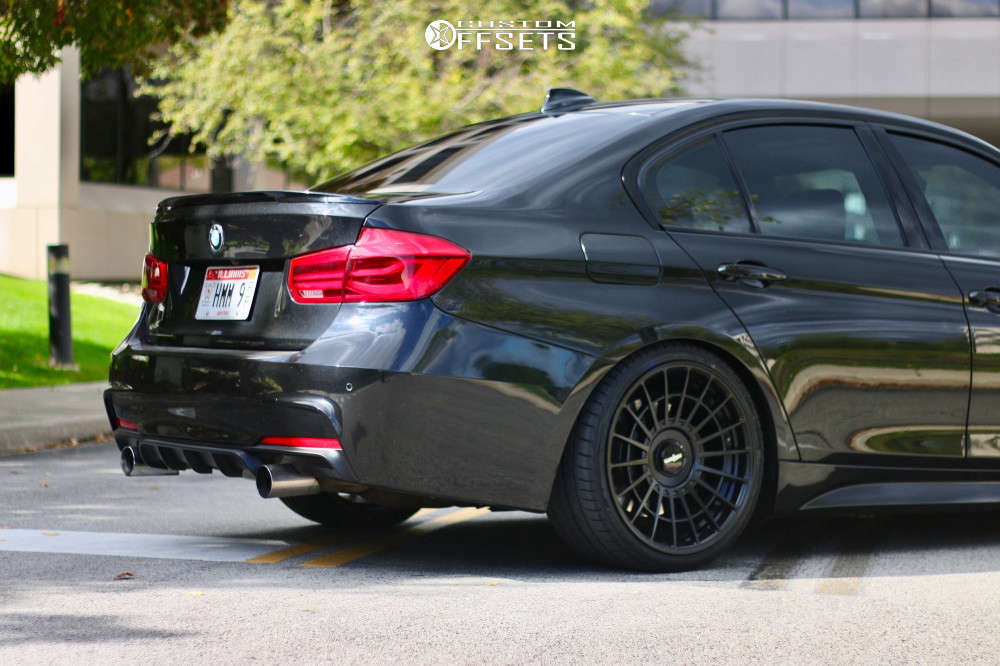 2012 BMW 335i with 19x8.5 35 Rotiform Las-r and 235/35R19 Achilles Atr ...