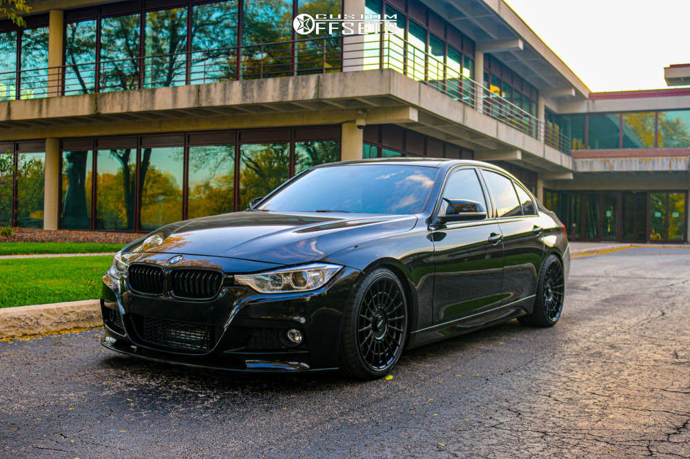 2012 BMW 335i with 19x8.5 35 Rotiform Las-r and 235/35R19 Achilles Atr ...