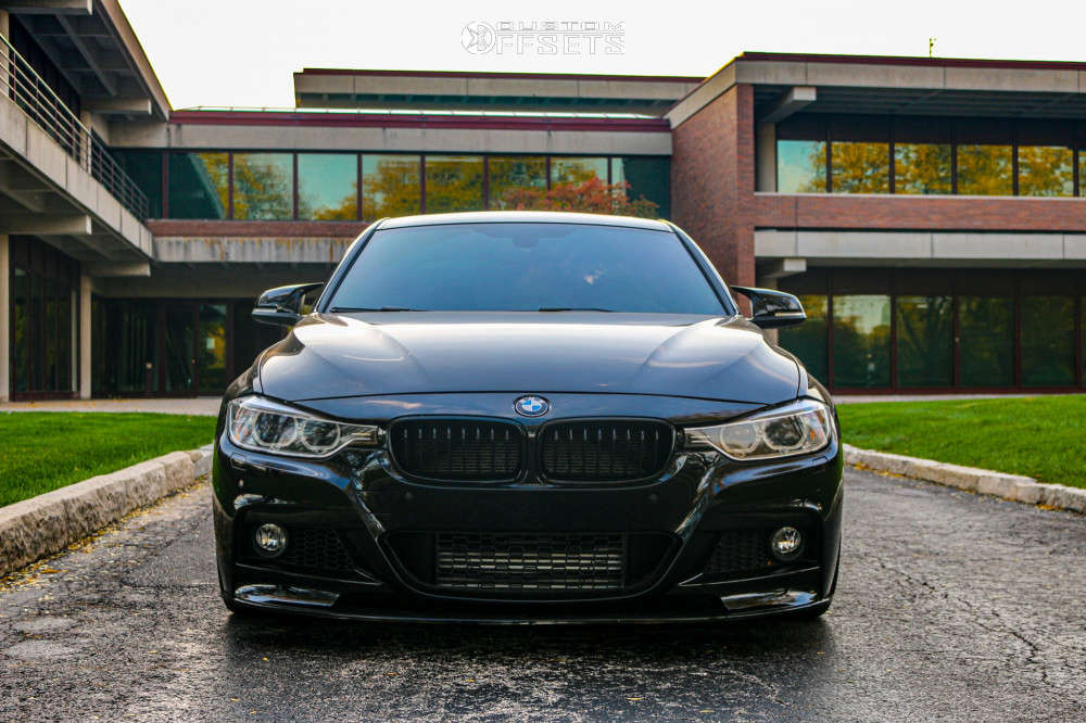 2012 BMW 335i with 19x8.5 35 Rotiform Las-r and 235/35R19 Achilles Atr ...