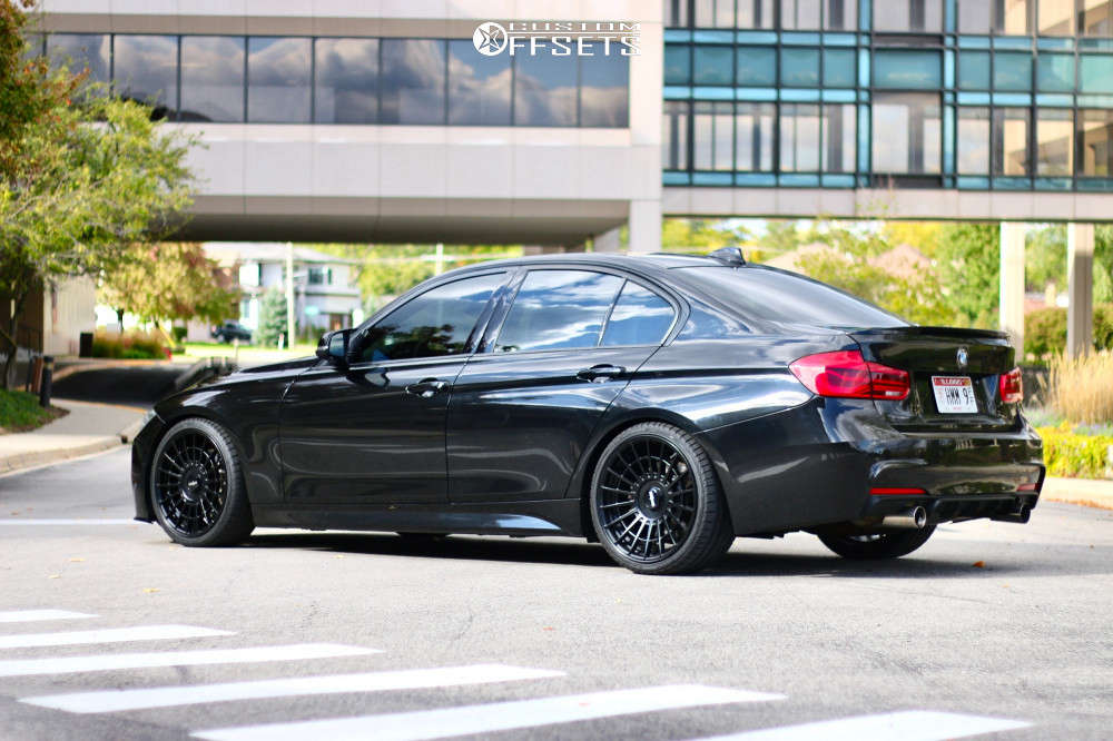 2012 BMW 335i with 19x8.5 35 Rotiform Las-r and 235/35R19 Achilles Atr ...
