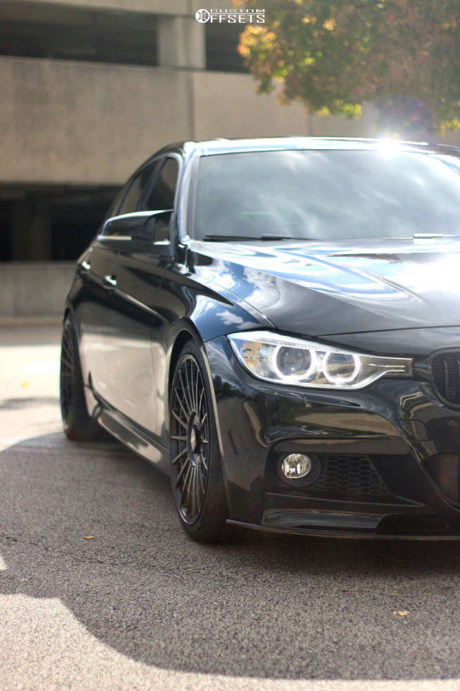 2012 BMW 335i with 19x8.5 35 Rotiform Las-r and 235/35R19 Achilles Atr ...
