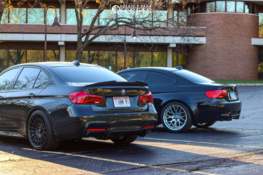 2012 BMW 335i with 19x8.5 35 Rotiform Las-r and 235/35R19 Achilles Atr ...