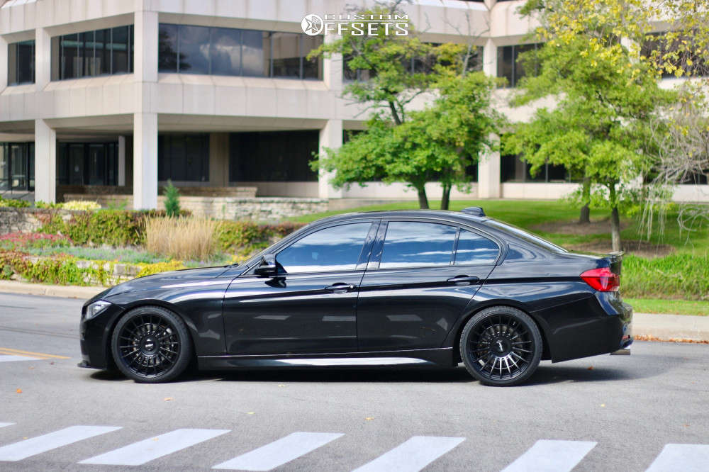 2012 BMW 335i with 19x8.5 35 Rotiform Las-r and 235/35R19 Achilles Atr ...