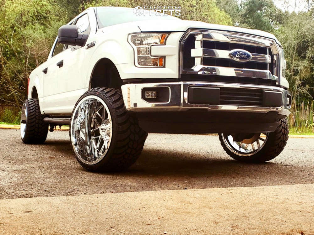 2016 Ford F-150 with 24x14 -76 Moto Metal Mo986 and 33/13.5R24 AMP ...