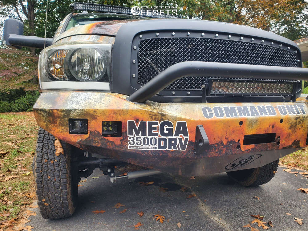 2007 Dodge Ram 3500 with 17x9 -140 XD Rockstar Dually and 33/11.5R17 ...