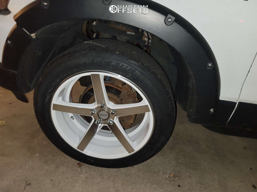 2007 Ford Explorer with 20x8.5 35 Strada Perfetto and 245/50R20 ...