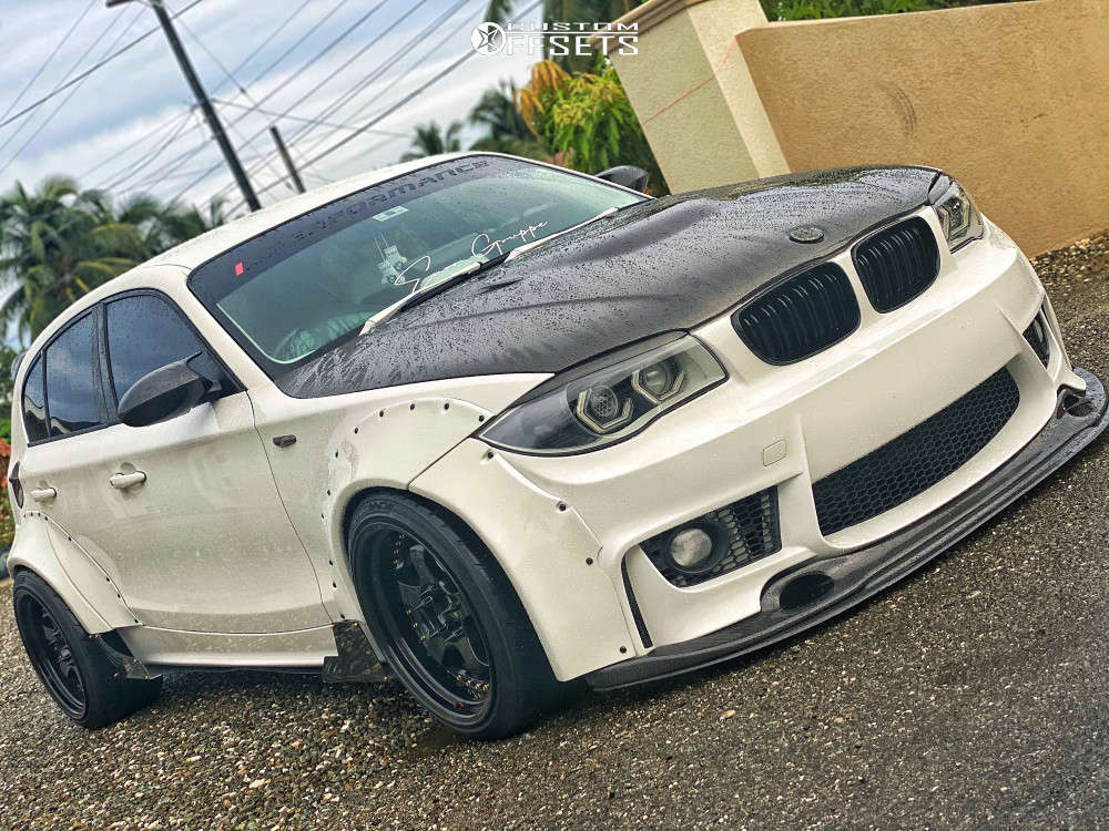 2007 BMW 1 Series M with 18x10.5 25 ESR Cs3 and 245/35R18 Nitto Nt05 ...