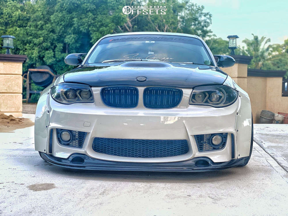 2007 BMW 1 Series M with 18x10.5 25 ESR Cs3 and 245/35R18 Nitto Nt05 ...