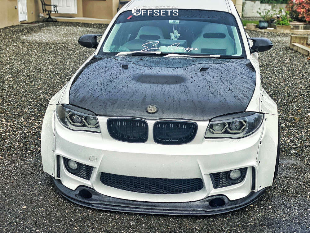 2007 BMW 1 Series M with 18x10.5 25 ESR Cs3 and 245/35R18 Nitto Nt05 ...