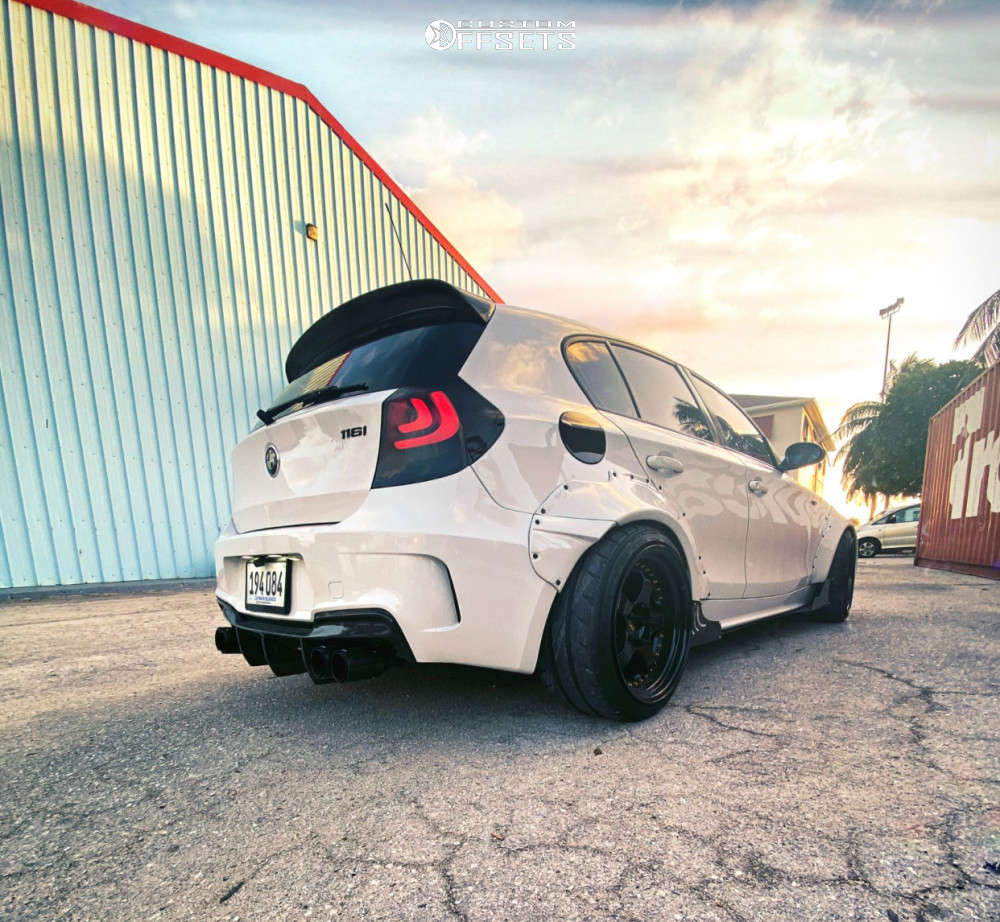 2007 BMW 1 Series M with 18x10.5 25 ESR Cs3 and 245/35R18 Nitto Nt05 ...