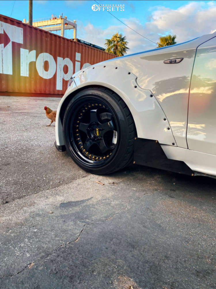 2007 BMW 1 Series M with 18x10.5 25 ESR Cs3 and 245/35R18 Nitto Nt05 ...