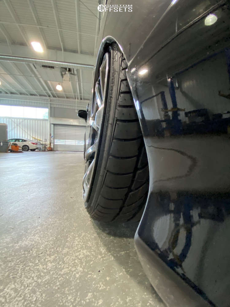 2013 Honda Civic with 18x9 25 Cosmis Racing Mr7 and 215/35R18 Achilles ...