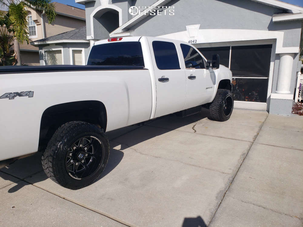 2014 Chevrolet Silverado 2500 HD with 20x12 -44 Dropstars 655bm and 33/ ...