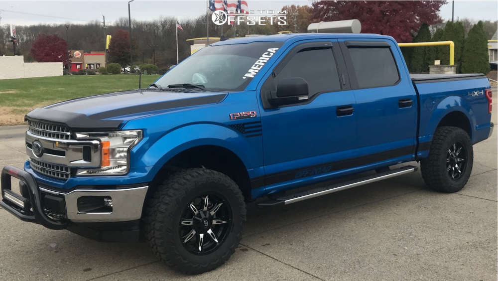 2019 Ford F-150 with 18x9 -12 Vision Manic and 33/12.5R18 Thunderer ...