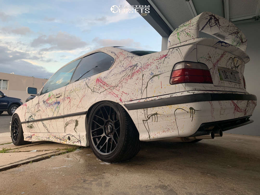 1993 BMW 325is with 17x9 30 Apex Arc-8 and 235/45R17 Zestino Gredge 07r ...