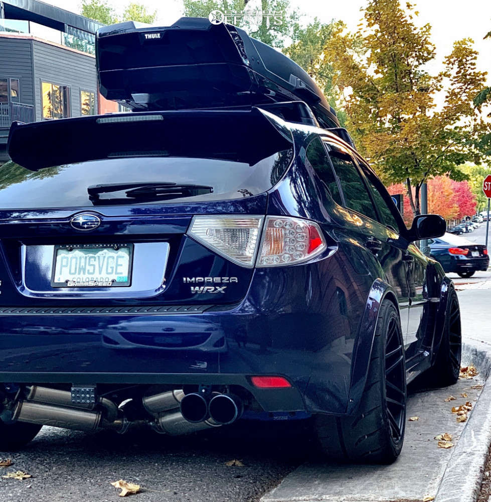 2012 Subaru WRX Wheel Offset Poke Coilovers | 1344893 | Custom Offsets