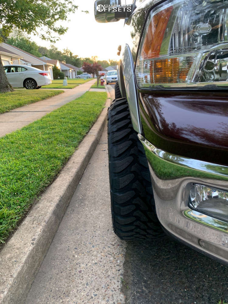 2012 Ram 1500 with 20x12 -51 Vision Razor and 33/12.5R20 Toyo Tires ...