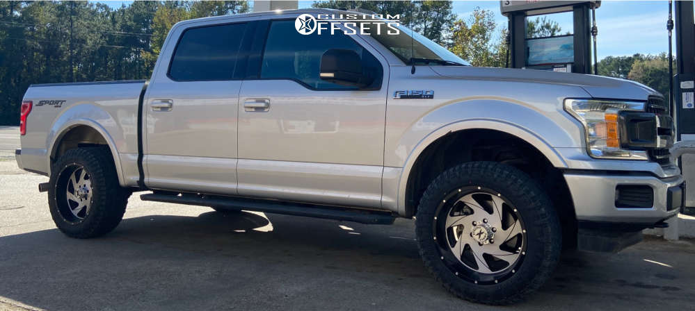 2018 Ford F-150 with 20x10 -25 Xtreme Force Xf7 and 33/12.5R20 Radar ...