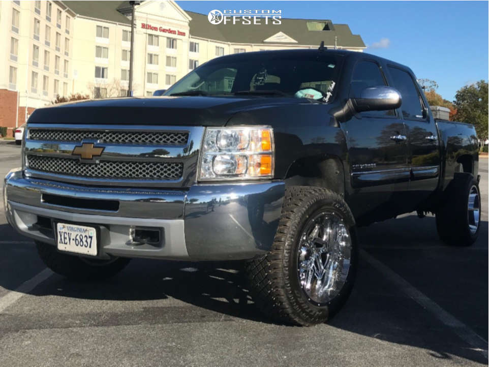 2013 Chevrolet Silverado 1500 with 20x12 -57 Vision Spyder and 305 ...
