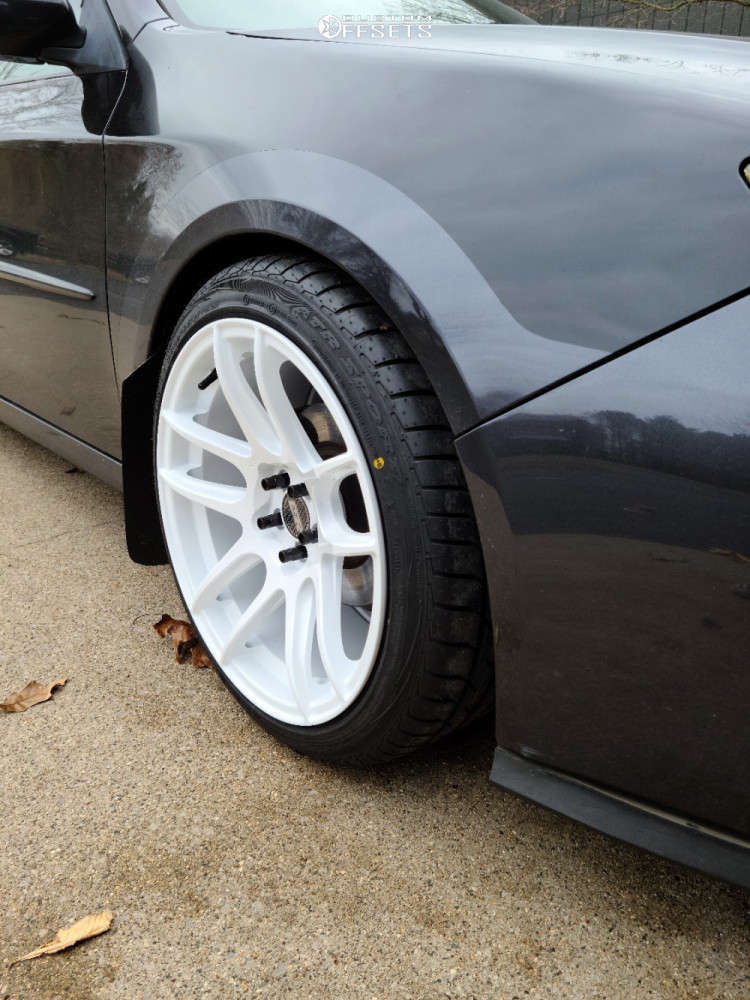 2009 Subaru Impreza with 18x9.5 35 ESR Cs8 and 235/40R18 Achilles Atr ...