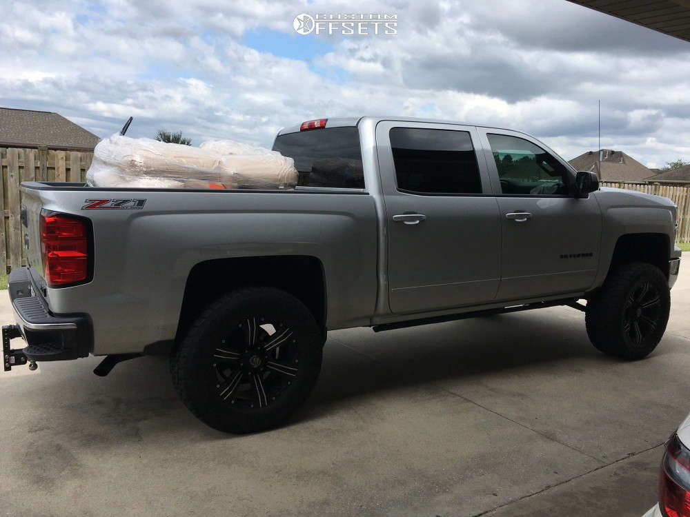 2015 Chevrolet Silverado 1500 with 20x10 -15 Panther Offroad Vector and ...