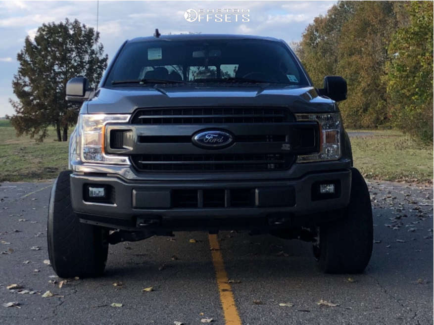 2020 Ford F-150 with 22x14 -76 TIS 544BM and 305/45R22 Nitto NT420V and ...