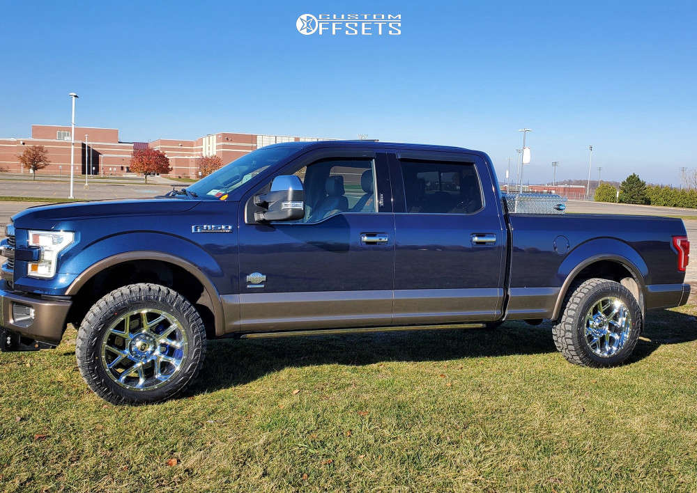 2016 Ford F-150 with 20x10 -25 Vision Sliver and 33/12.5R20 Federal ...