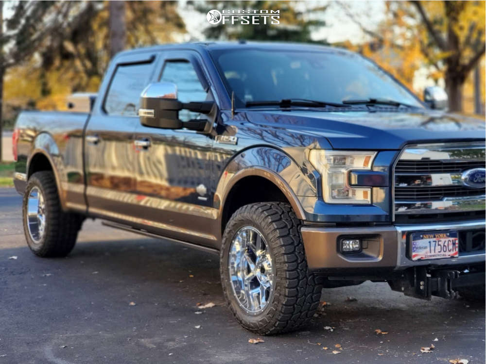 2016 Ford F-150 with 20x10 -25 Vision Sliver and 33/12.5R20 Federal ...
