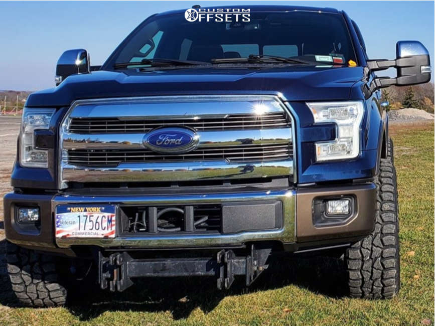 2016 Ford F-150 with 20x10 -25 Vision Sliver and 33/12.5R20 Federal ...