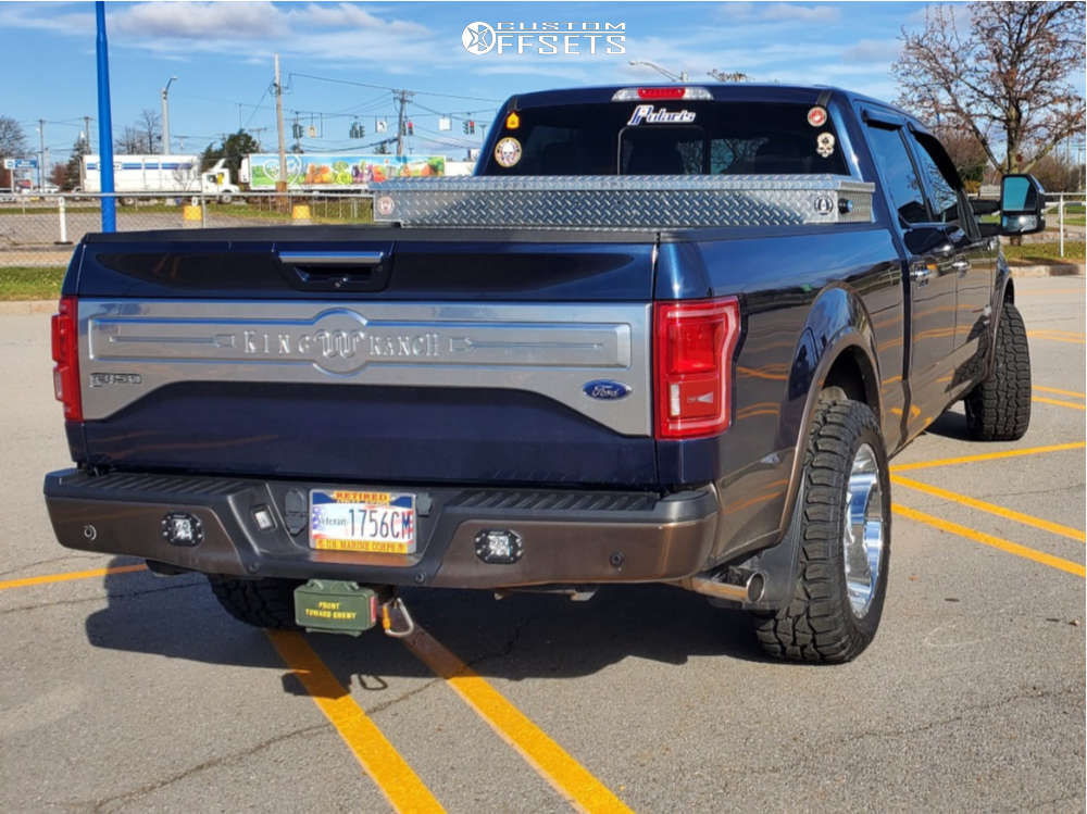 2016 Ford F-150 with 20x10 -25 Vision Sliver and 33/12.5R20 Federal ...