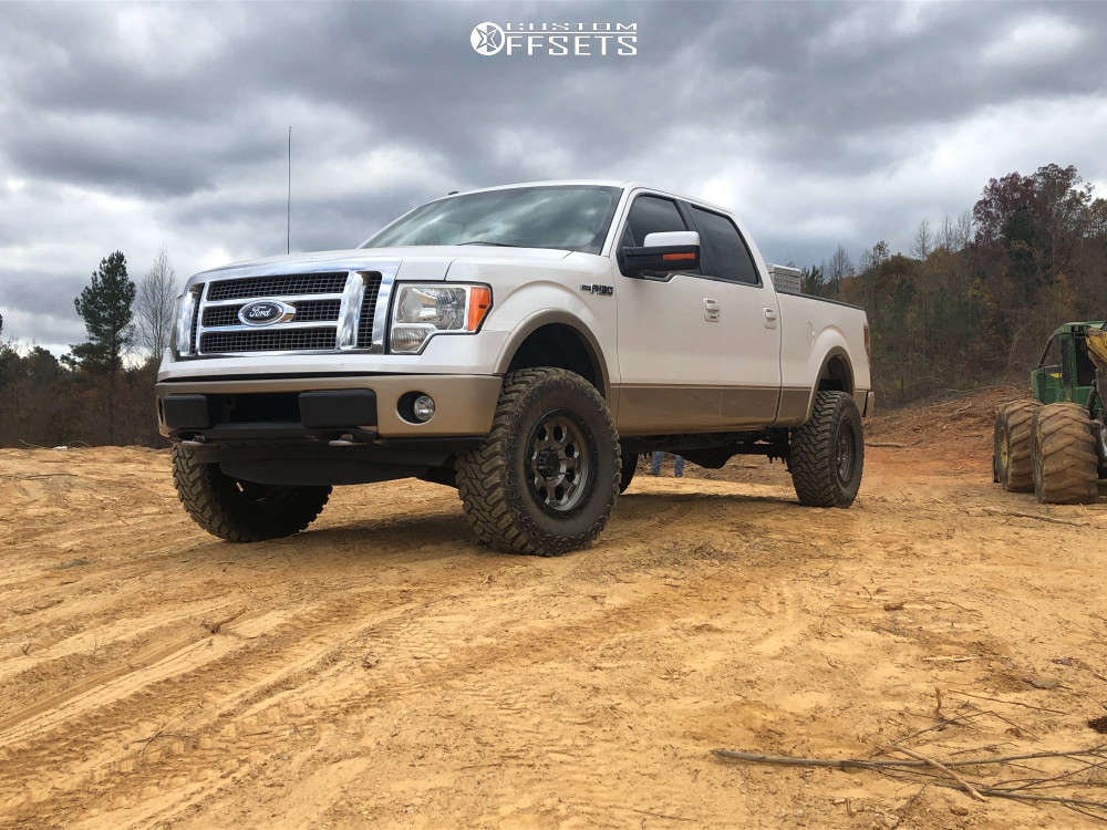 2011 Ford F-150 with 16x8 0 American Racing Ar201 and 35/12.5R16 Atturo Trail Blade Mt and ...
