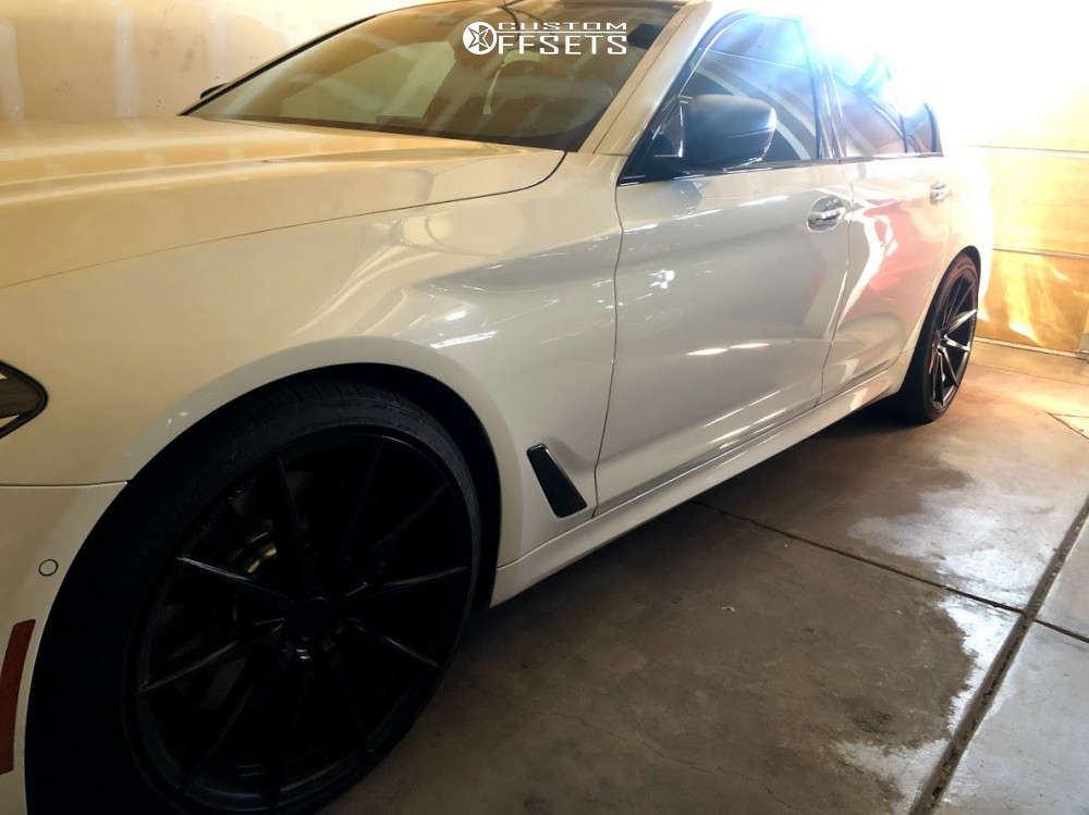 2018 BMW M550i XDrive with 20x9 25 Rohana Rf1 and 245/30R20 Nexen N5000 ...