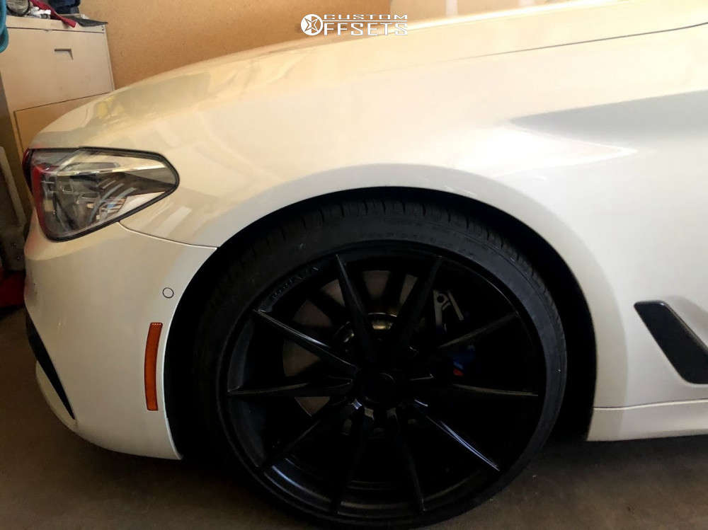 2018 BMW M550i XDrive with 20x9 25 Rohana Rf1 and 245/30R20 Nexen N5000 ...