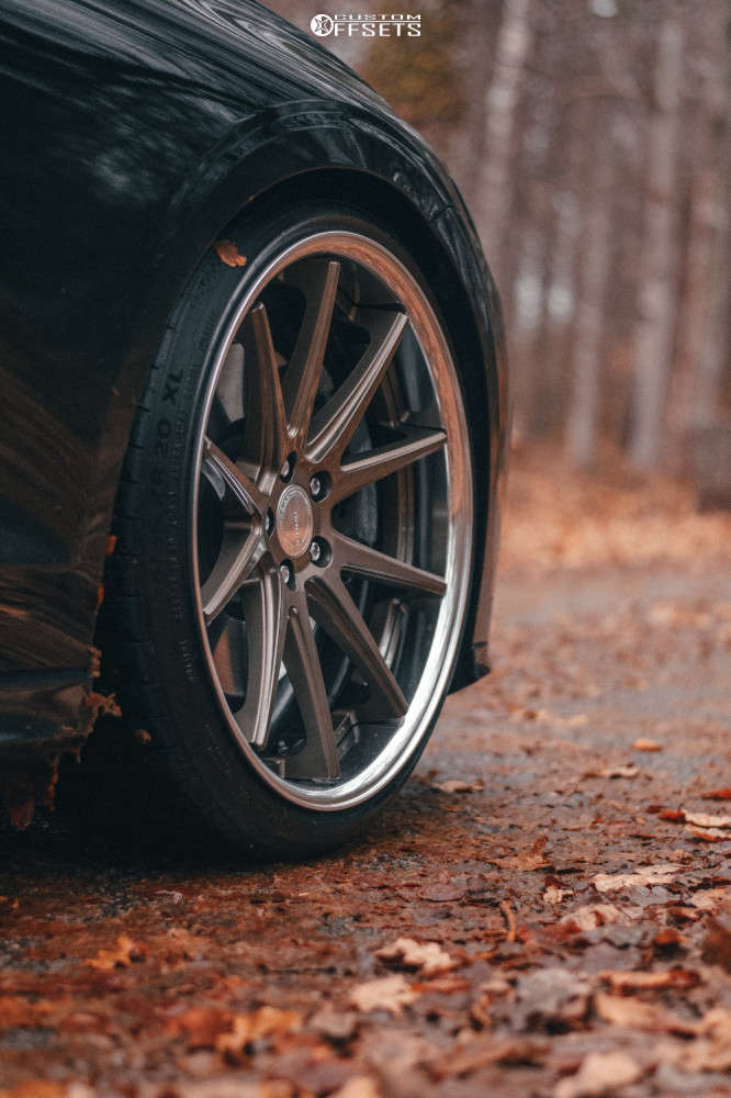 2019 Volvo V60 with 20x9 35 Work Gnosis Cv201 and 225/35R20 Continental ...