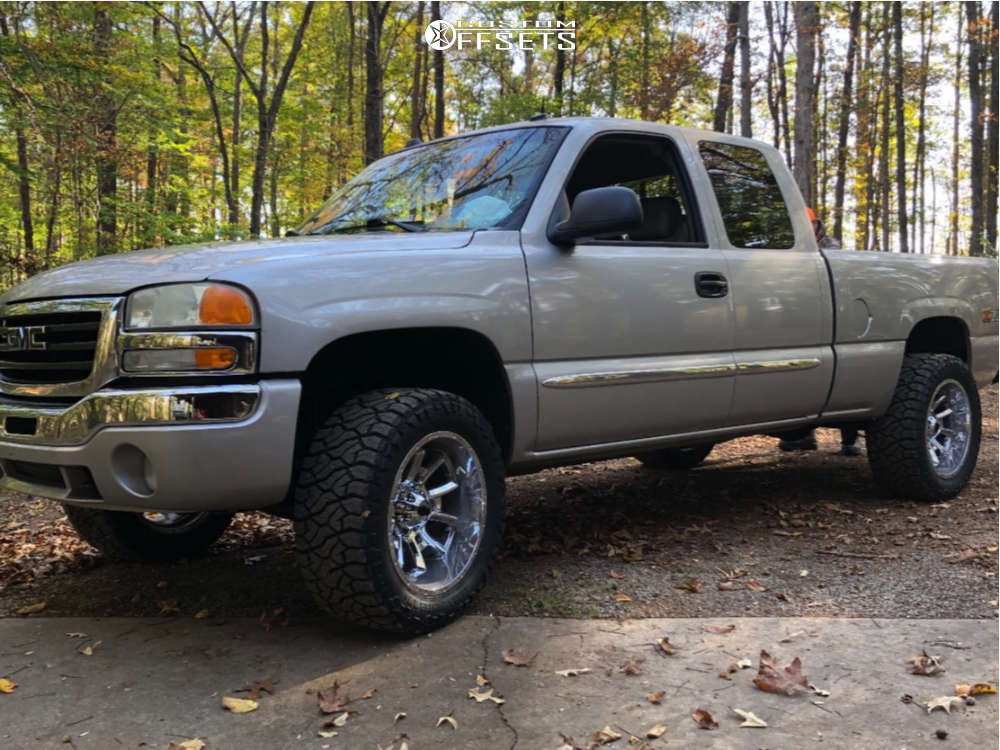 2004 GMC Sierra 1500 with 20x10 -25 Vision Bomb and 33/12.5R20 Venom ...