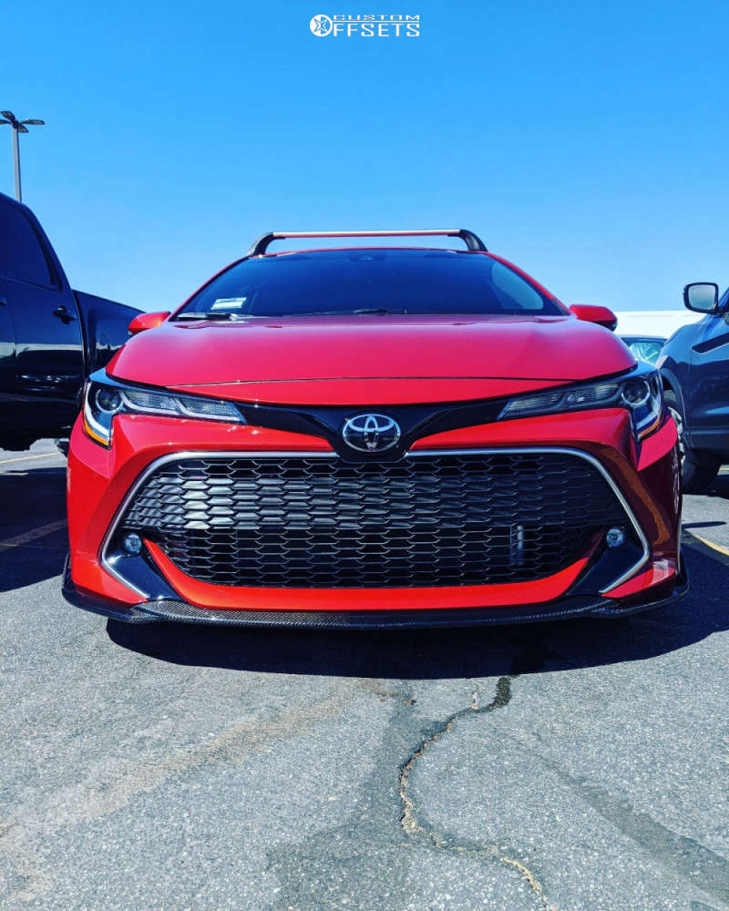 2020 Toyota Corolla with 18x8 35 Motegi Mr143 and 225/40R18 Velozza ...