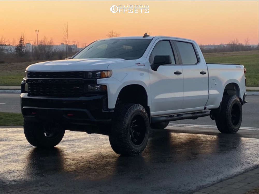 2020 Chevrolet Silverado 1500 with 20x12 -44 Fast HD Twisted and 35/12 ...