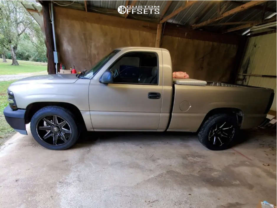 2000 Chevrolet Silverado 1500 with 20x10 -19 Axe Offroad Artemis and ...