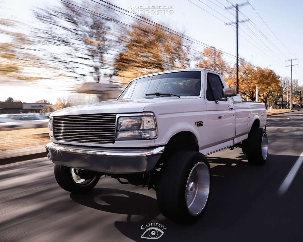 1996 Ford F-250 with 22x12 -44 Axe Offroad Ax1.1 and 305/45R22 Nitto ...