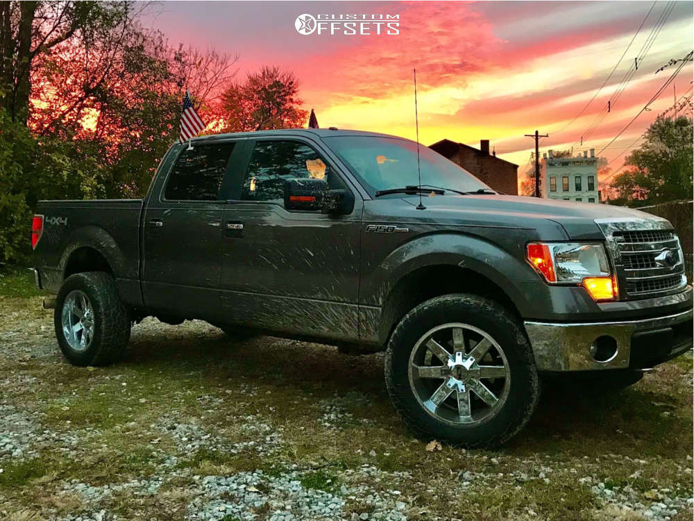 2014 Ford F-150 with 20x10 -19 Alloy Ion 141 and 33/12.5R20 Falken ...