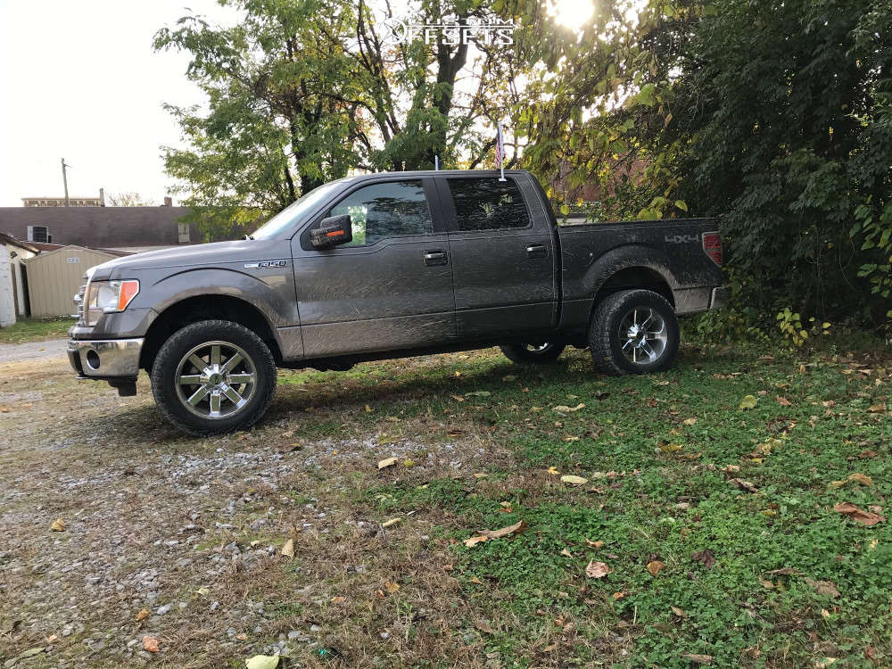2014 Ford F-150 with 20x10 -19 Alloy Ion 141 and 33/12.5R20 Falken ...
