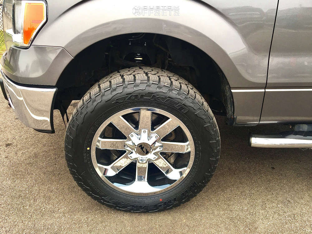 2014 Ford F-150 with 20x10 -19 Alloy Ion 141 and 33/12.5R20 Falken ...