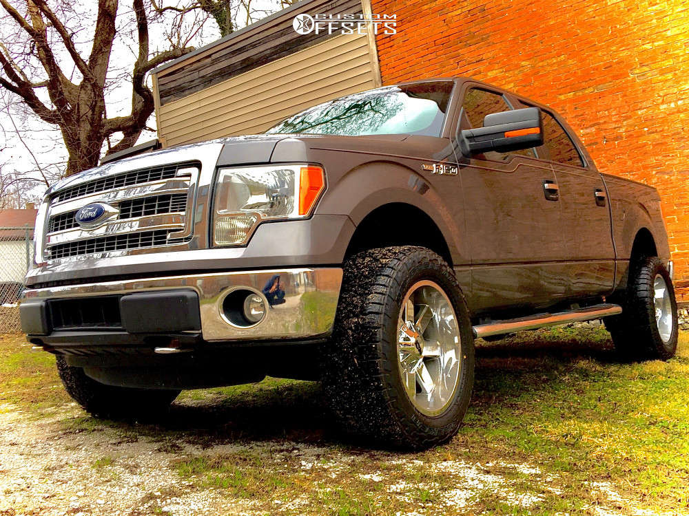 2014 Ford F-150 with 20x10 -19 Alloy Ion 141 and 33/12.5R20 Falken ...