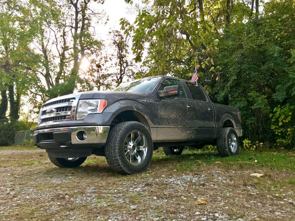 2014 Ford F-150 with 20x10 -19 Alloy Ion 141 and 33/12.5R20 Falken ...