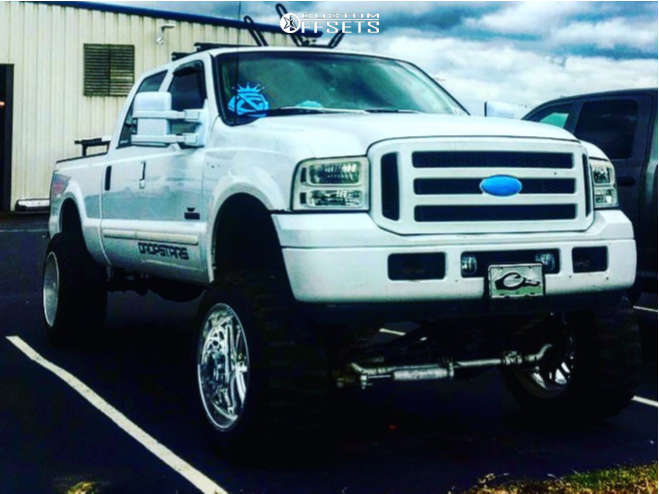 2003 Ford F-250 Super Duty with 22x14 -76 Dropstars Forged F60p1 and 37 ...