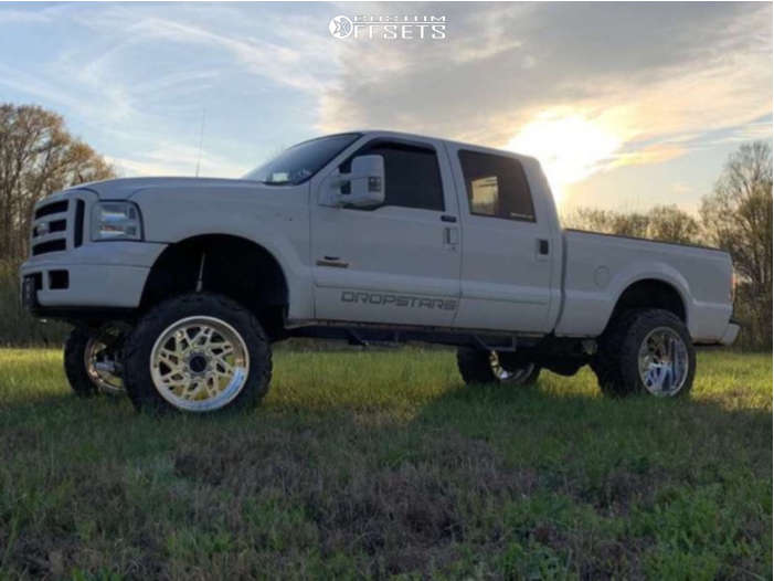 2003 Ford F-250 Super Duty with 22x14 -76 Dropstars Forged F60p1 and 37 ...