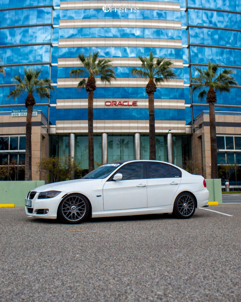 2011 BMW 328i with 18x8.5 35 Rotiform Rse and 235/40R18 Yokohama Advan ...