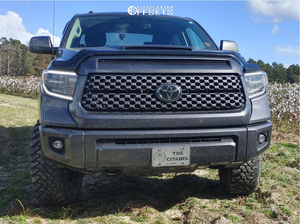 2018 Toyota Tundra with 17x8.5 25 Alloy Ion Compression and 35/12.5R17 ...